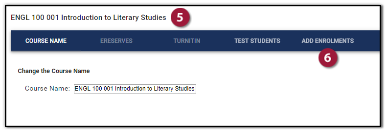 Create a Course | onQ Support